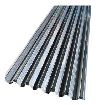 0.1 mm épaisseur Z40 Spangle régulier Full Hard couleur revêtue Galvanisée panneau de toiture ondulée pour divers toits ou murs