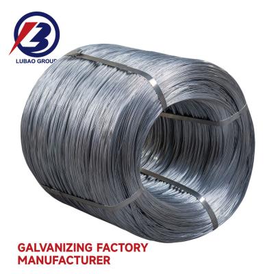 Cina Acciaio di qualità Acciaio di plastica ASTM Standard Acciaio galvanizzato a caldo filo di ferro 2,6 mm 18 20 Gauge 0,8 mm Electro GI filo di legame in vendita