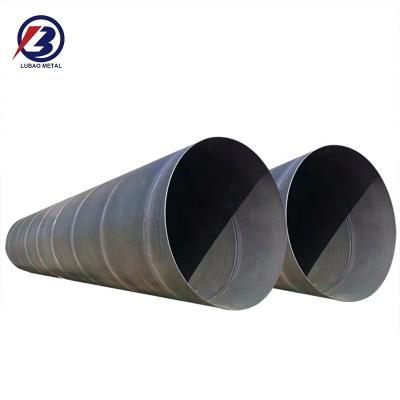 China Tubos de acero y de carbono huecos laminados en caliente y tubos redondos de acero de gran diámetro API5L 5CT de acero de carbono de aceite ERW tubo de tubo soldado en espiral en venta