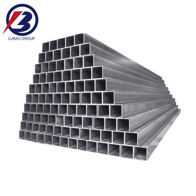 China Galvanized Square Pipe ASTM A500 MS Steel 1020 Shaped Small Diameter Structural Rectangle Seamless Square Tube Non-oiled for sale