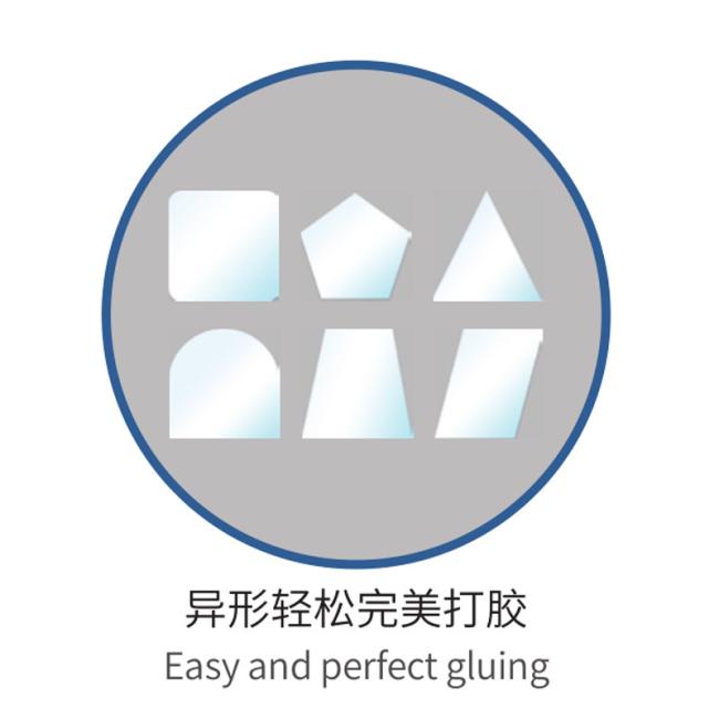 GM-2025 Automatic Silicone Glue Spreading Production Line Insulating Glass Sealing Robot Machine