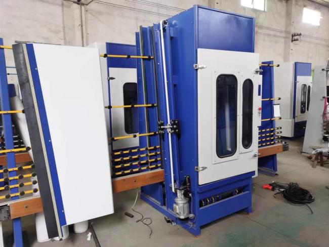 Foshan Star CE Standard PLC Control Vertical Glass Sandblasting Machine for Glass Equipment