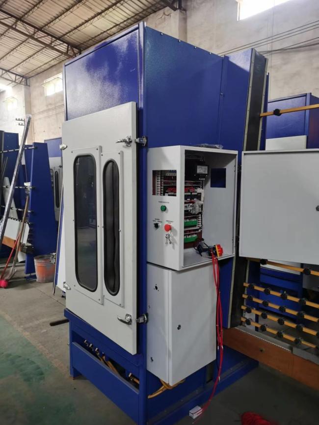 Foshan Star CE Standard PLC Control Vertical Glass Sandblasting Machine for Glass Equipment