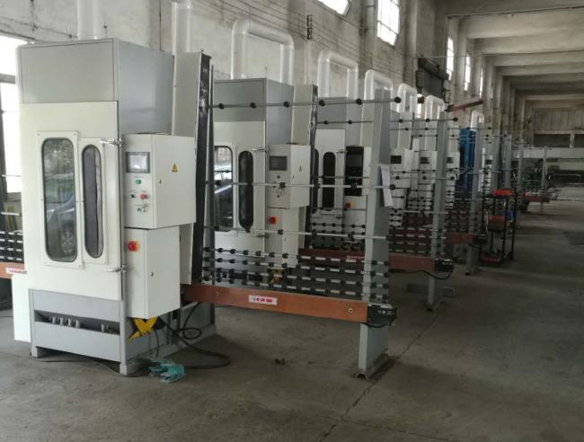High Efficiency Automatic CNC Glass Sandblasting Machine for Flat Glass