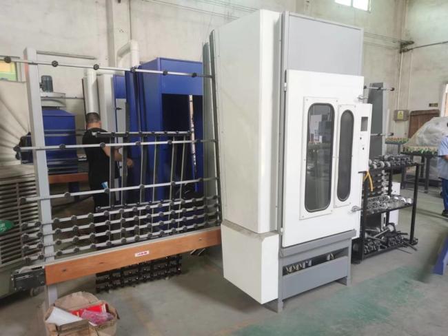 High Efficiency Automatic CNC Glass Sandblasting Machine for Flat Glass