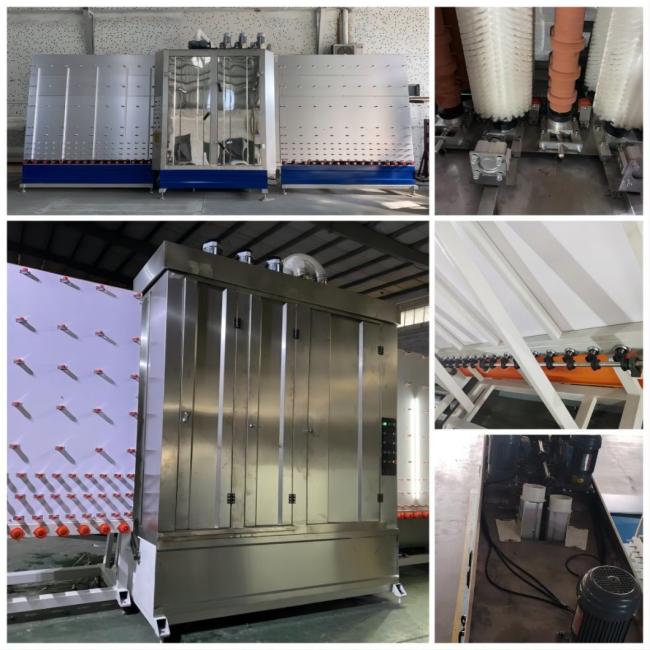 1600mm Vertical Glass Washing Machine/Vertical Double Layer Glass Dryer/Strong Cleaning Capacity