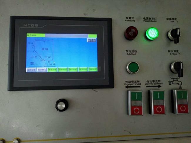 11 Motor Vertical Glass Straight Line Beveling Machine