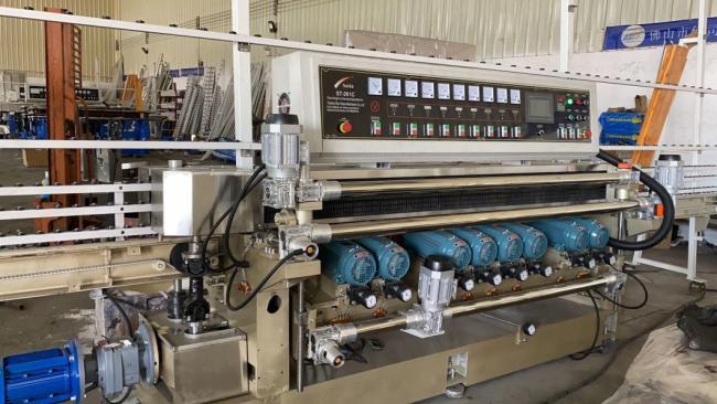 12 Motor Glass Straight Line Beveling Machine Glass Processing Machine
