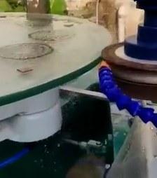 Manual Glass Irregular Edging Polishing Machine