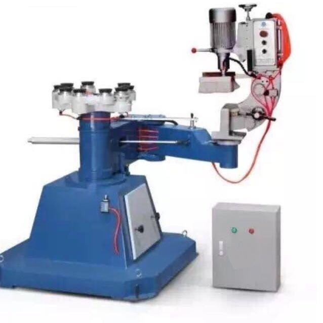 Cheap Manual Glass Edging Grinding Beveling Machine for Special Shape Glass Round Square Shape