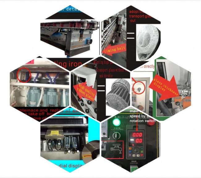 9-Axis Linear Beveled Edge Grinding Machine for Processing Flat Glass Beveled Edges and Bottoms