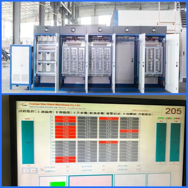 Flat Glass Vortex Convection Leveling Bending Manufacturing Furnace Building Hardening Glass Tempering Furnace