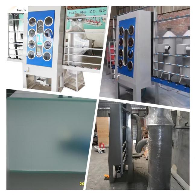 Manual Vertical Glass Sandblasting Machine