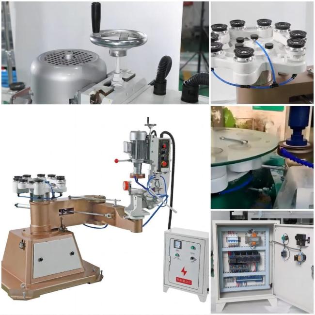 Single-Arm Special-Shaped Edging Machine Glass Deep Processing Production Line of Duckbill Edge and Bevel Edge Polishing