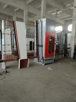 China Full Automatic Glass Sandblasting Machine 5 Guns 2000mm Horizontal Washing for sale