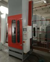 China Vertical Structure Mirror Surface Glass Coating Sandblasting Machine 2000mm 3.5kw for sale