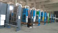 China Vertical Structure Mirror Surface Glass Coating Sandblasting Machine 2000mm 3.5kw for sale