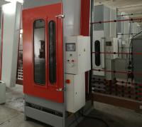 China Vertical Glass Sandblasting Machine 1600mm PLC Control 3.5kw for Mirror Processing for sale