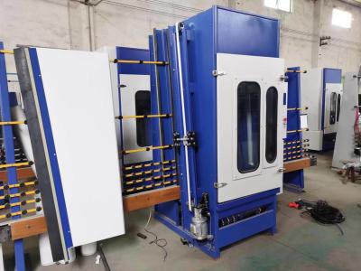 Cina Macchina di sabbiatura automatica per vetri verticali PLC per vetri scuri opachi per bagno in vendita