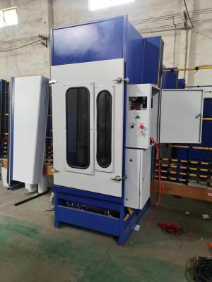 Cina Macchina di sabbiatura automatica per vetri verticali PLC per vetri scuri opachi per bagno in vendita