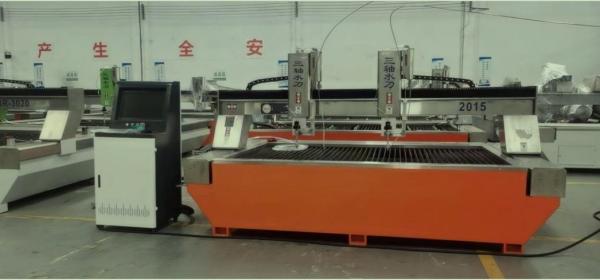 Quality PLC Control System 3 Axis Water Jet Cutting Machine for 8mm*12mm Structural for sale