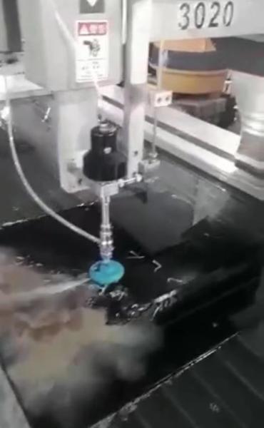 Quality PLC Control System 3 Axis Water Jet Cutting Machine for 8mm*12mm Structural for sale