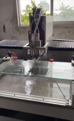 China Horizontal Structure CNC Glass Processing Cylindrical Milling Machine for Fast Edging for sale