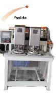 China Horizontal Glass Automatic Double Head Drilling Machine PLC Control 380V 2.2KW for Gas Stove Glass for sale