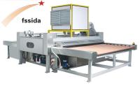 China Horizontal Glass Washing Machine 2500mm Max Width 23kW with Edging Function for sale