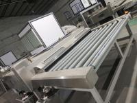 China Horizontal Glass Washing Machine 2500mm Max Width 23kW with Edging Function for sale