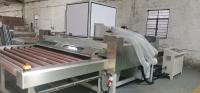 China Horizontal Glass Washing Machine 2500mm Max Width 23kW with Edging Function for sale