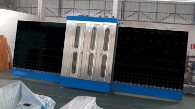China Vertical Glass Cleaning Machine for 2000mm Flat Glass ST-QX2000 Vertical Structure for sale