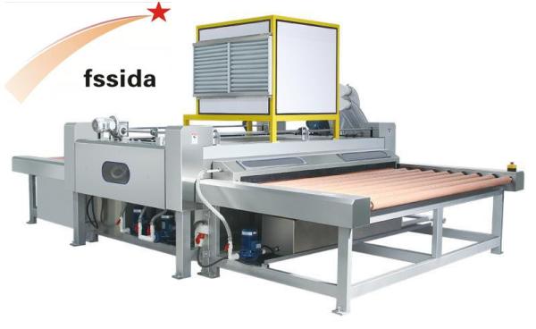Quality Horizontal Glass Washing Machine No Grinding Head Number for Thoroughly Cleaned Glass for sale