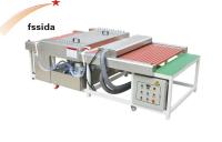 China Horizontal Glass Washing Drying Machine 450mm Width 6.5kw for 2-5mm Flat Glass Processing for sale