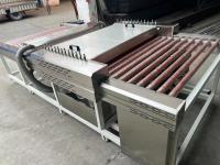 China Horizontal Glass Washing Drying Machine 450mm Width 6.5kw for 2-5mm Flat Glass Processing for sale