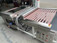 China Horizontal Glass Washing Drying Machine 450mm Width 6.5kw for 2-5mm Flat Glass Processing for sale