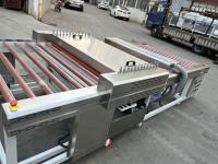 China Flat Glass Horizontal Washing Machine 1550mm Max Width 3-12mm Thickness Customizable Voltage for sale
