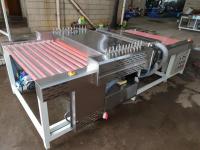 China Flat Glass Horizontal Washing Machine 1550mm Max Width 3-12mm Thickness Customizable Voltage for sale