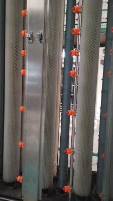 Cina Macchina di lavaggio e asciugatura di vetro verticale a 2500 mm completamente automatica per l'industria del vetro in vendita
