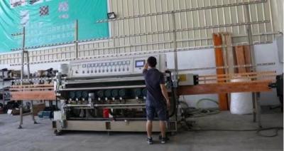 Cina 80*80*3mm Macchina di taglio di vetro 10 Motore a guinzaglio automatico 21kw in vendita