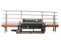 China 10 Spindles Glass Straight Line Beveling Edging Machine 35mm Bevel Width 21KW for sale