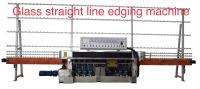 China Glass Straight Line Edging Machine 9 Spindle 22kw for Horizontal Structure Glass Polishing for sale