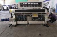 China Glass Straight Line Edging Machine 9 Spindle 22kw for Horizontal Structure Glass Polishing for sale