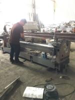 China ST363E Glass Beveling Machine 2.5mm Arris Width 12 Wheels Vertical Glass Edging Machine for sale