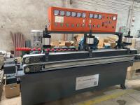 China Horizontal PLC Control Glass Edging Machine 9 Motors 17kw 380v 50hz for 2-20mm Glass for sale