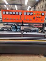 China Horizontal PLC Control Glass Edging Machine 9 Motors 17kw 380v 50hz for 2-20mm Glass for sale