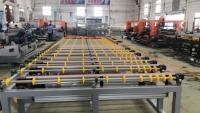 China Glass Double Pencil Edging Machine STR1008-E 1000mm Max Width PLC Control for sale