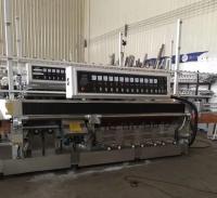 China 9 Spindle Automatic Glass Straight Line Edging Beveling Grinding Machine 3-20mm Thickness 0.6-8m/min Speed for sale