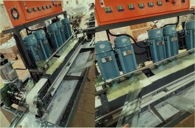 Cina Macchina per la lavorazione di vetri a bordo rettilineo da 800 kg per la lavorazione del vetro a bordo rettilineo in vendita