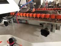 China Glass Double Edge Grinding Machine 16 Spindles 1200mm Width Flat Edging 3mm for sale